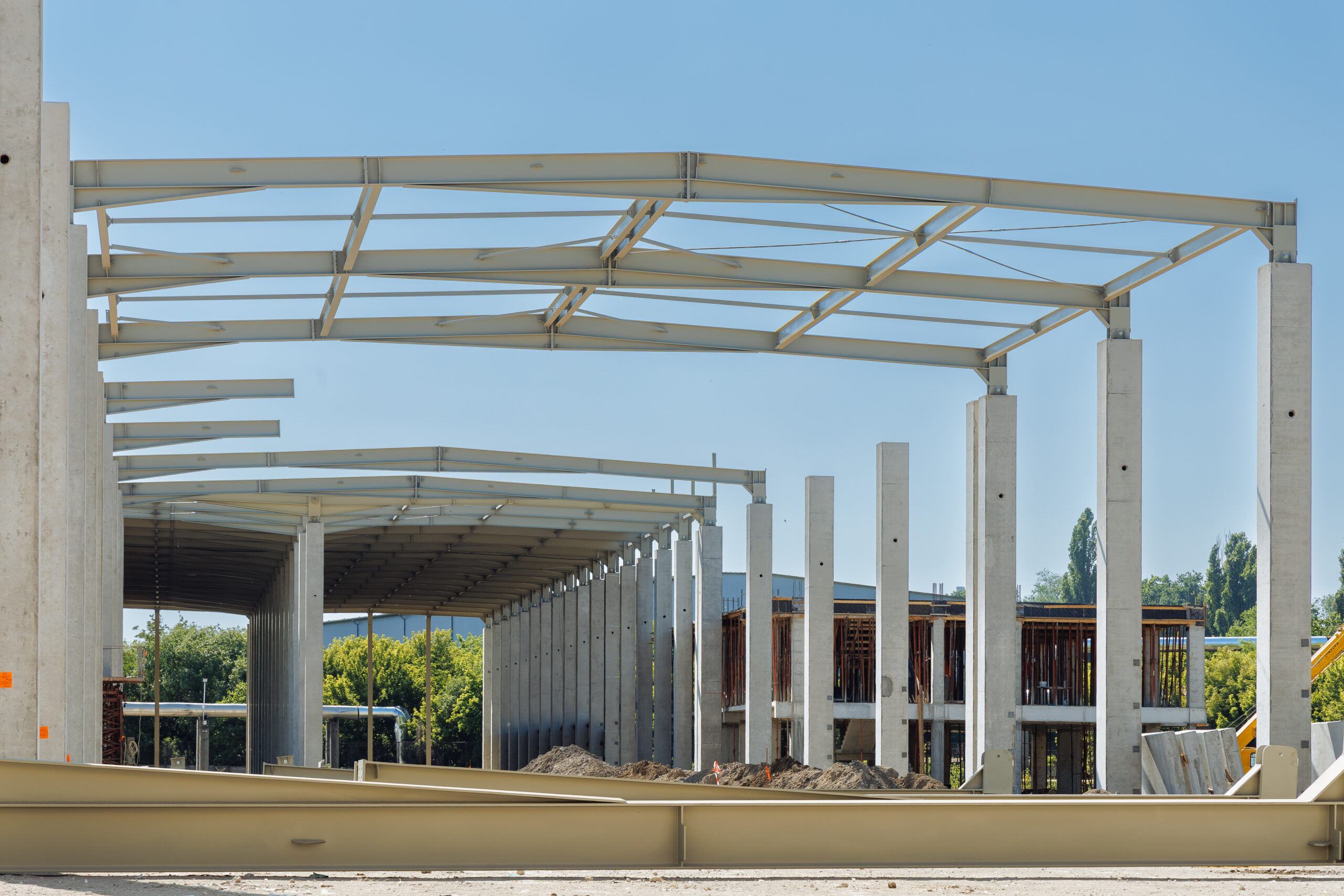 Project progress – construction of the largest distribution center in ...